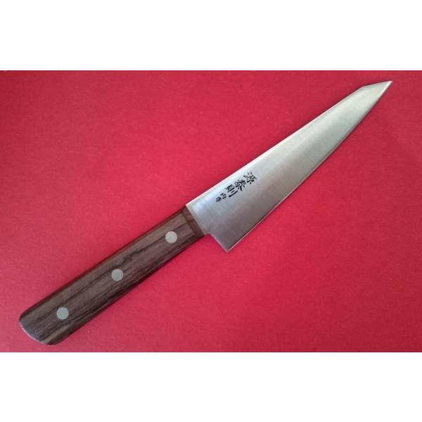 ・全長　約270ｍｍ・刃　　 約150ｍｍ・鋼材　日本鋼・解体作業（骨すき・肉きり）に好評です・箱、ケース等ございません・ひとつひとつ手造りですので、多少の誤差はございます■こちらの商品は片刃に近いですが偏芯の両刃になります　8：2〜9：1...