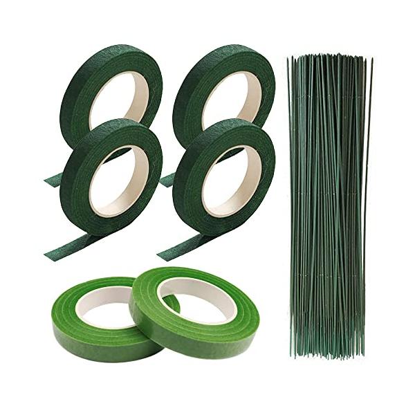 56点セット//・Color:56点セット・セット内容地巻ワイヤー*50、フローラテープ*6（ライトグリーン*2、ダークグリーン*4）・サイズテープ：幅約12mm、長さ約30メートル。地巻ワイヤー：長さ約25cm、太さ2mm（鉄線太さ1mm...