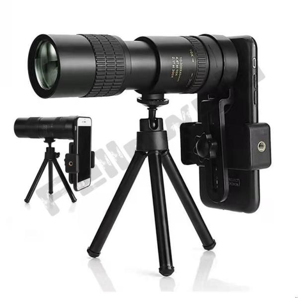 【10-300x40mm 高倍率レンズ】単眼鏡レンズは広視野を備え、鮮明でくっきりした視界を楽しめます,倍率はお好みで10倍から300倍までに調節でき【BAK4単眼鏡 】完全にマルチコーティングされたレンズコーティングと内部BAK4プリズム...
