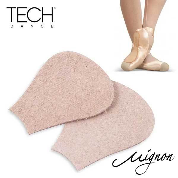 【 TECH DANCE /テックダンス 】のトウシューズ用品トウシューズのつま先を保護するスエード製の保護シールです。つま先の汚れ、消耗、滑りから保護します。もちろん、どのメーカートウシューズでも使えます!!滑りにくいけれど本当に薄くて柔...