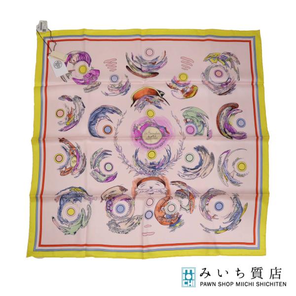 エルメスのLes Anamorphoses アナモルフォーズ スカーフです。Sランク：タグ付きの未使用品と思われる商品です。