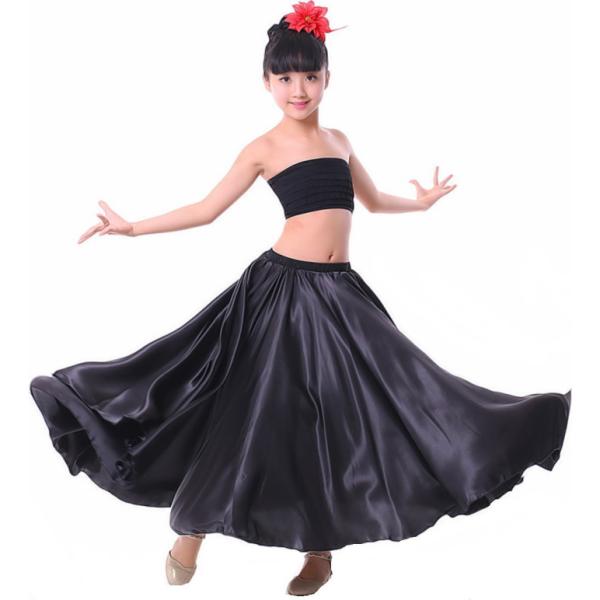 【メール便】■黒 ブラック black ■L(140-150cm) の【新品】出品です。・スカートのみの販売です。営業日即日発送・最短翌日到着サイズ(約)：ウエスト/着丈■M(120-130cm)：44-54/63-67■L(140-150...