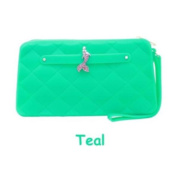 カリフォルニアでブレイク中の軽くて水にもポーチ。アメリカ製　サイズ：約H9cm xW16.5cm x D2.5cm素材:シリコン1200円相当のチャーム付(おまかせ）リストレット/ポーチ/シリコン製/アメリカ製/カリフォルニア/アメ発/アメ...