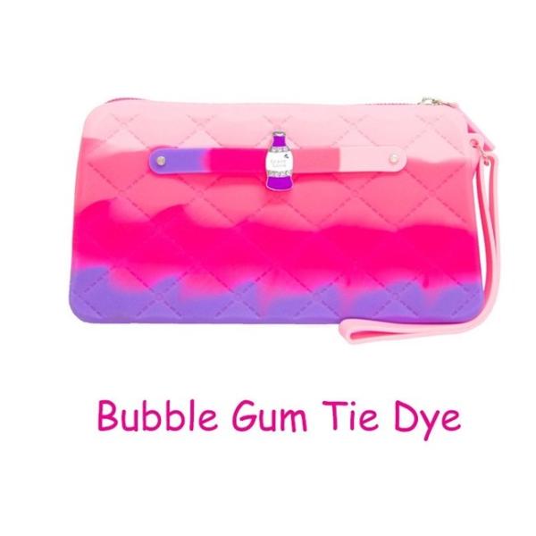 カリフォルニアでブレイク中の軽くて水にもポーチ。アメリカ製　サイズ：約H9cm xW16.5cm x D2.5cm素材:シリコン1200円相当のチャーム付(おまかせ）リストレット/ポーチ/シリコン製/アメリカ製/カリフォルニア/アメ発/アメ...