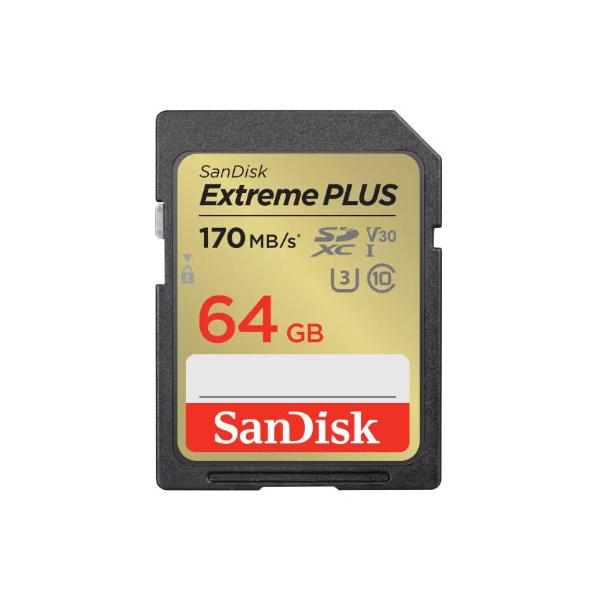 サンディスク エクストリーム プラス SD UHS-I メモリーカードは、SanDisk QuickFlowテクノロジー8（64GB〜256GB）を搭載し、最大190MB/秒の読み出し速度を発揮してメディアからのデータ転送時間を短縮します。...