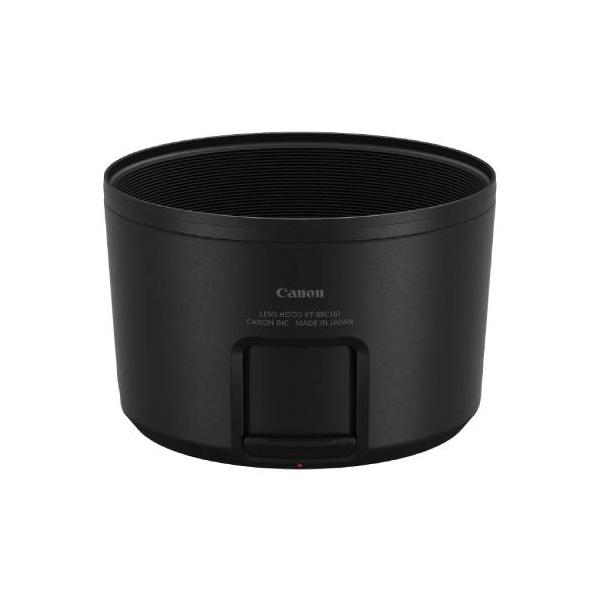 画角外からの不要な光を遮り、画質劣化の原因となるフレアやゴーストを防ぐレンズフード。カラーはブラックです。対応機種RF70-200mm F2.8 L IS USM Z