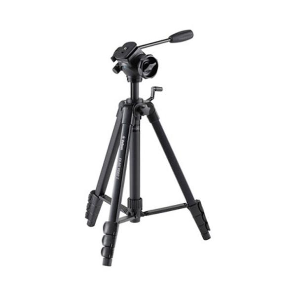 操作性と軽さに優れたファミリーユースのビデオ三脚です。スマートフォンにも対応しました。素材:アルミニウムパイプ段数:4段パイプ径（最大/最小）:23mm/14mm地上最低高:480mm全高（EV含む）:1600mm全高（EV無し）:1328...