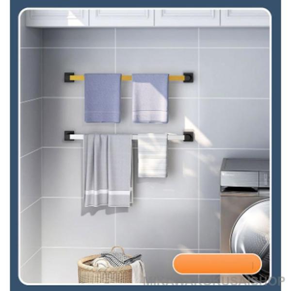 商品名:タオルハンガー タオル掛け 壁 ステンレス タオルホルダー 洗面所 キッチン トイレ 粘着シール テープ 傷つけない                            商品説明: タオルかけ ふきんかけ タオルバー 壁付け   ...