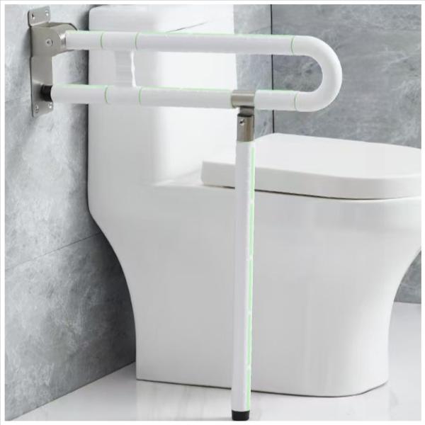 ?【最大耐荷重204kg！頑丈で安心の構造】 高品質な1.12インチ（約2.8cm）厚のステンレス鋼パイプを採用し、外層はABS樹脂で覆われた二重構造。最大204kgまでの耐荷重で、毎日の使用にも安心・安全。高齢者、妊婦、リハビリ中の方など...