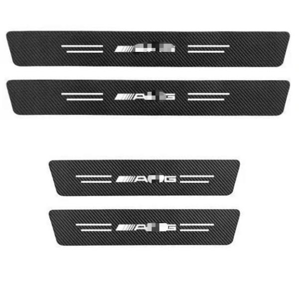 AMG [メルセデス ベンツ | MErCEDS benz] &amp;amp;amp;quOt;EDITION 1&amp;amp;amp;quOt; ドアシルプロテクター カーボンファイバー ステッカー エントリーガード ドアシル スカ...