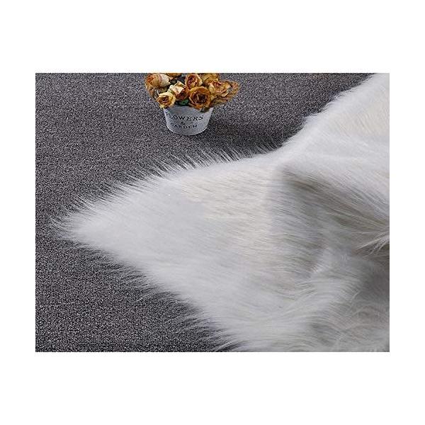 ♪幅：170cm、パイル長さ：約。 90mm。私たちのフェイクフォックスファーは耐久性と通気性と快適さ、環境保護のために、お気軽にご利用ください。♪絶妙な技量：生地はふわふわで柔らかく手触りの良い上質なフェイクファーでできており、底は肌にや...