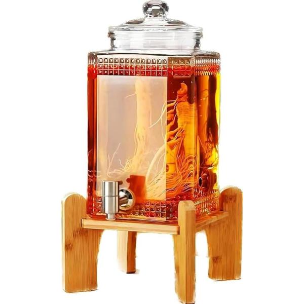 1.調理器具 ドリンク サーバー。このガラス製ドリンクディスペンサーにはステンレス鋼蛇口付いているため、楽しいフルーツドリンクを作ることができます。2.【高品質素材】:ドリンクサーバーはガラス、清潔で透明、高温、酸およびアルカリに耐性があり...