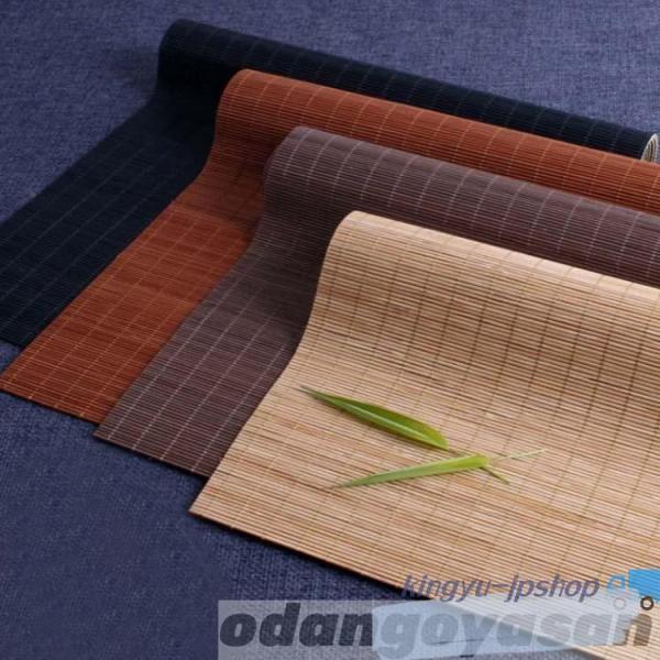 ランチョンマット テーブルマット 会席スダレ キッチンマット 竹製敷物 ランチョンマット 和風 竹 ランチマット プレイスマット すだれ 竹マット バ