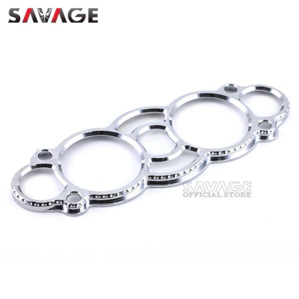 材質: t6 6061アルミニウム生産プロセス: CNC製造表面仕上げ: 陽極酸化表面保護層またはメッキ-設置場所: フロント (トップ)色:黒/クローム重量:160グラムパッケージ付属:1ピース適合:スズキハヤブサ2008-2020カラー...