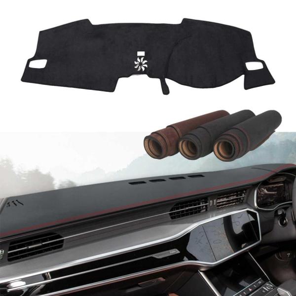 【専用車種】に適用 ホンダシビック11代 FL型 FL1 FL4 2021-現行 ダッシュボードマット 。（注：右手運転のみ）。 暖かい提示：画像と車のダッシュボードの形状を確認して注文してください。【高品質のスエード素材】 に適用 ホンダ...