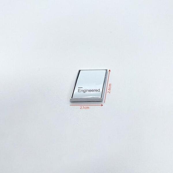 【商品説明】適合：ボルボバリエーション：画像1枚目よりご希望をお伝えください。材質：アルミニウム合金タイプ：接着剤ステッカーレタークラフト：レーザー彫刻場所：リアトランク重量：15g数量：1個