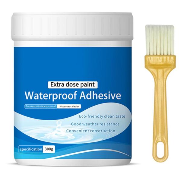 【強力水漏れ補修剤】：透明防水塗料は工事不要/酸化防止、塗りやすい、簡単施工で水漏れを止め、粘着性抜群で防水効果が長期間持続し、時間が経つにつれて防水層がより強くなります。【透明防水接着剤強力】：接着剤優れた防水性、湿気に強い、保護膜を形成...