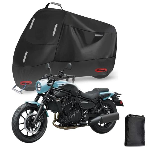 【対象機種】に適用 カワサキエリミネーター400SE バイクカバー。このオートバイカバーは、同じモデルまたはサイズのオートバイに適しており、車両の寸法を慎重に測定して選んでください。また、附属の儲存袋が付いており、使用しない時にバイクカバー...