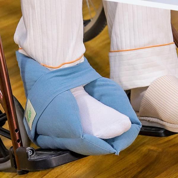 【仕様】サイズ（約）：23cm x 23cm、2個セットで両足、洗い変えなど便利です。【かかとずれ防止】かかとやひじのずれを防止します！！優れた保護能力があるクッションがやさしく包み込み守ってくれます。ムレずにかかとを優しく包みこみます。類...