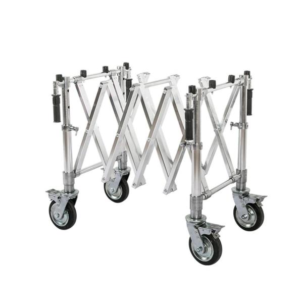 ★ 高品質のステンレス鋼: 葬儀用教会カートは高品質で作られており、ステンレス鋼の頑丈な棺ホルダートロリーで作られています。★仕様：展開サイズ：155*60*63cm 正味重量：19kg、総重量：20kg 耐荷重：&amp;amp;lt;4...