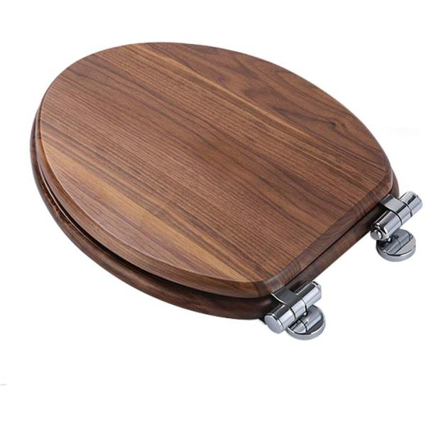 ? インストール範囲：長さ：43-48cm、幅：36cm、穴の距離：10-18cm（長さ17inから18.9in、幅14.2in、穴の距離3.9inから7.1in）。 ? 木製便座：プレミアム無垢材、モウソウチク、大人と子供のための抗菌剤で...