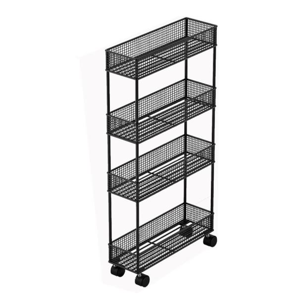 - 頑丈なスチール素材：装置全体はスチール素材でできており、変形しにくく、頑丈です。表面は高温焼付け塗装で処理されているので、汚れても簡単に掃除ができます。- 棚板は通気性の良い沈床式棚板です。キッチン収納や植物のディスプレイなどにおすすめ...