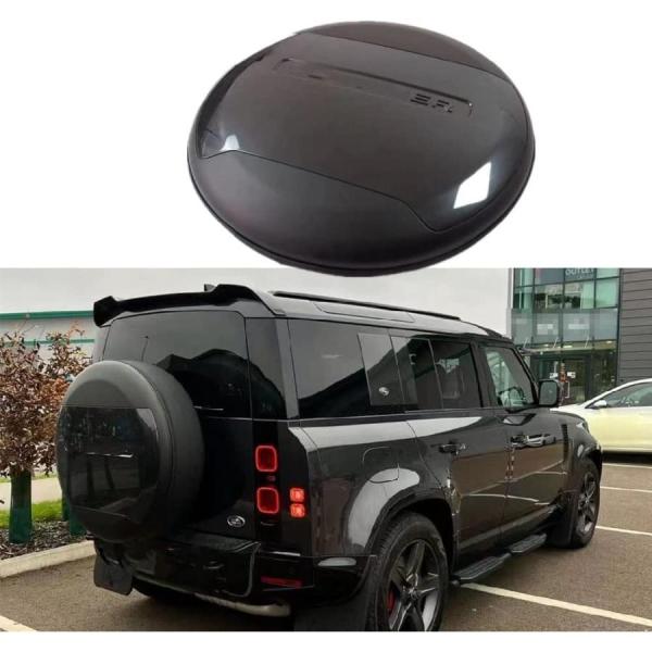 適した車のタイプ:高品質のABS樹脂とポリウレタンのスペアタイヤカバー ランドローバーディフェンダー 90 110 130 2020 2021 2022と互換性があります。 すべてのサイズにフィット: 18インチ、19インチ、20インチ、2...