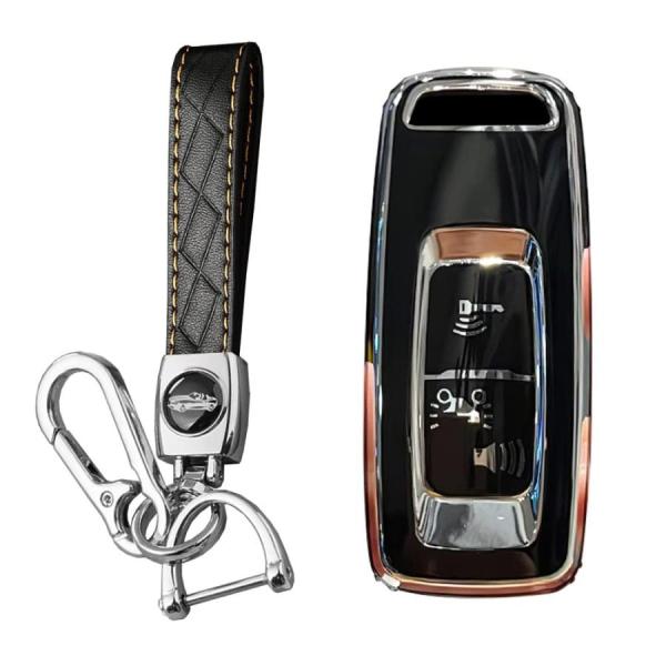 HONDAオートバイ専用のキーケースです。キーに専用なキーホルダーを使用して、スマートキーをマルチアングルによく保護できます。長期使用して傷だらけになったキーに使用するのも効果的です。キーケースは良い材料で作り、柔らかくて軽く、持ち運びにも...