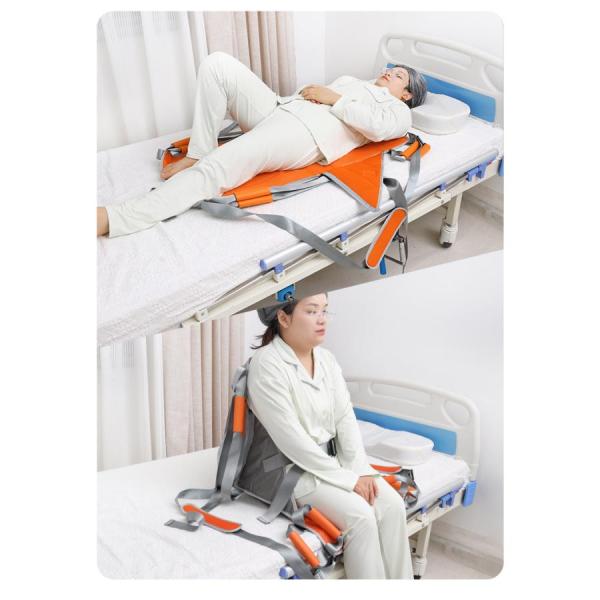 素材：オックスフォード布を綿と混ぜて、柔らかく感じさせます。肌に触れたときにとても快適になります。 100キロ の重量に耐えます。"ストレスを軽減：2人でも簡単に操作できますが、この麻痺したベルトは家庭看護や家族介護の圧力を効果的に軽減する...