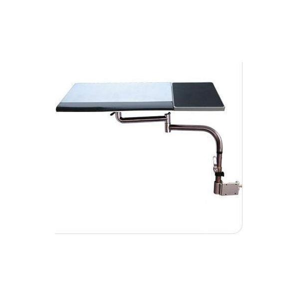 材質：ステンレス鋼管径25mm、厚さ1.6mm、ABS。キーボード/ラップトップホルダーサイズ：45 * 22.5cm。キーボード/ラップトップのホールチルト：-85°?+ 20°、回転：-45°?+ 45°、回転：360°。スクエアマウス...