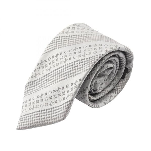 ◇こちらの商品は送料無料です◇■状態ランクB使用感、傷、擦れ、汚れが見られます■ブランド名LOUIS VUITTON（ルイ・ヴィトン）■商品名モノグラム ダミエ ネクタイ■サイズ全長：約148cm■カラーグレー / グレー系■素材 シルク■...