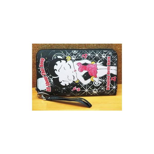当店大人気のベティちゃんのビッグサイズロングウォレットが入荷！かなり大きいサイズでクラッチバッグのようにも使えちゃいます！！スマホもスポっと収まるサイズ感なんです。ストラップがついてるのも安心感ありますね☆ 〓　2015 King Feat...