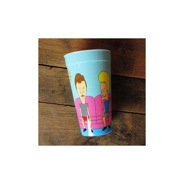 USAより新入荷☆ MTV伝説のアニメ、「ビーバス＆バットヘッド」の プラカップ(ペン立て)です！ 日本でも2012年にリターンズとしてアニメが放映されましたね！ これはファンならずともGETしておきたいアイテムです！パッケージサイズ： 口...