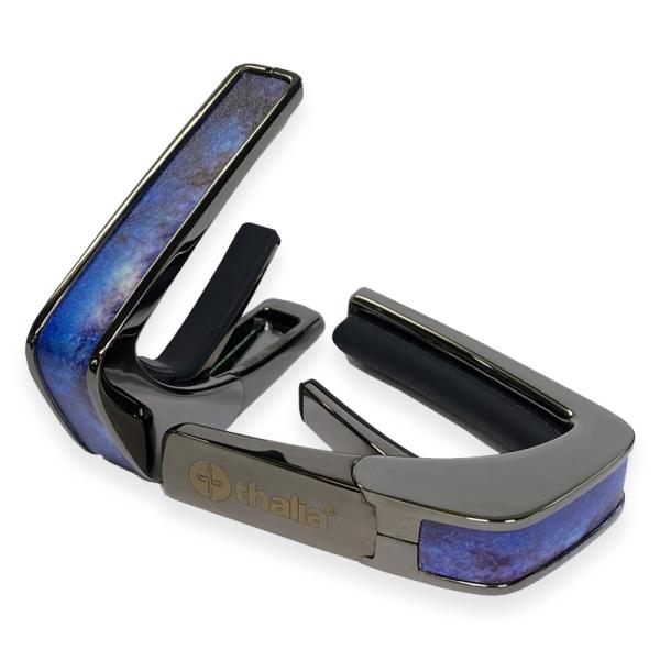 タリア カポ Thalia Capos BC-P.MILKEYWAY / PEARL MILKY WAY Black Chrome ギター 12インチフレッドパッド付属