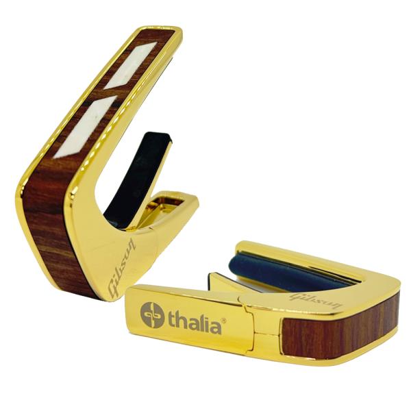 タリア カポ ギブソン ライセンスド・モデル Thalia Capos / Gibson Split Parallelogram Indian Rosewood 24K GOLD ギター 12インチフレッドパッド付属