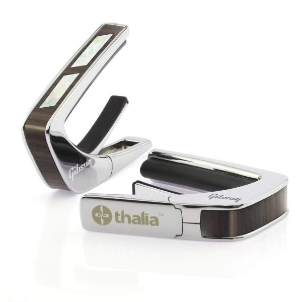 タリア カポ ギブソン ライセンスド・モデル Thalia Capos / Gibson Split Parallelogram Indian Rosewood Chrome ギター 10/12インチフレットパッド付属