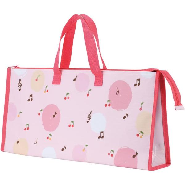 鍵盤ハーモニカ ピアニカ 収納バッグ 32鍵盤用 ( チェリー ) ピンク さくらんぼ かばん バッグ 小学校