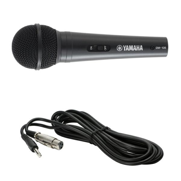 スピーチ、カラオケ、音楽用途など様々な用途に最適なON/OFFスイッチ付きダイナミックマイク