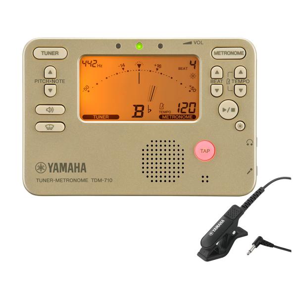 ヤマハ TDM-710 GLM チューナー メトロノーム (ゴールド) マイクセット YAMAHA