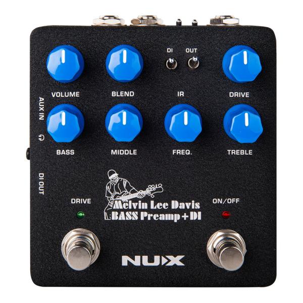 NUX MLD Bass Preamp + DI (NBP-5)チャカ・カーンやリー・リトナーなど多くのトップアーティストのベースを担当してきた「メルヴィン・デイヴィス」とNUXが共同で開発し作り上げた「MLD Bass Preamp + ...
