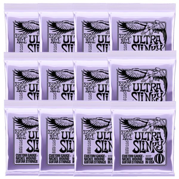 アーニーボール・ニッケル・ワウンド・エレクトリック・ギター・ストリングスは、ニッケル・メッキのスチール・ワイヤーをスズ・メッキのヘキサ・スチール・コアワイヤーに巻き付けたワウンド弦と、特別に調合されたスズ・メッキのハイカーボン・スチールのプ...