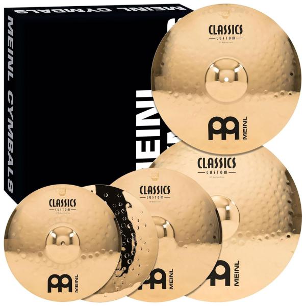 MEINL シンバルセット Classics Custom Brilliant Series 14 Hihat/ 16 Crash/ 18 Crash/ 20 Ride CC-141620+18