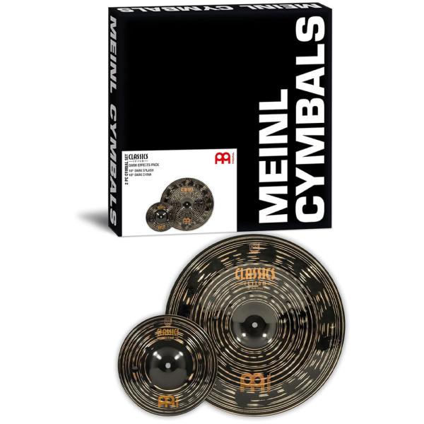 MEINL Cymbals マイネル シンバルセット Classics Custom Dark Series 10 Splash/ 18 China CCD-CS3