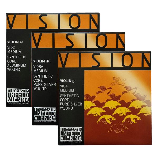 【A.D.G線 VI02,VI03A,VI04 弦セット】Thomastik-Infeld Vision バイオリン弦 ヴィジョン 4/4 バイオリン 弦