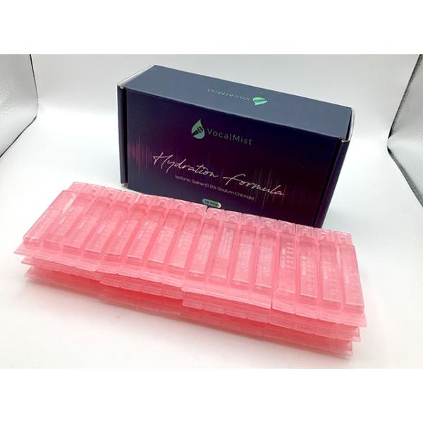 Vocal Mist Nebulizer専用のアイソトニック・セイリーン（人体の体液に近い塩分濃度の液体 : 等張食塩水) 48本セット。 ※Vocal Mistは水でも使用できますが、Salineの方が効果的です。Vocal Mistとは...