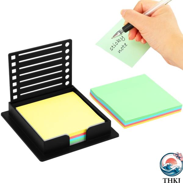? 【内容物】付箋ディスペンサー1個と粘着式メモ2個(ステンシルは簡単に取り出せます)をお届けします。生徒、教師、同僚、人生、アイデアをマークするすべての人に贈ることができます。? 【自己付箋ホルダー】付箋ホルダーは、ほこりやこぼれたカップ...