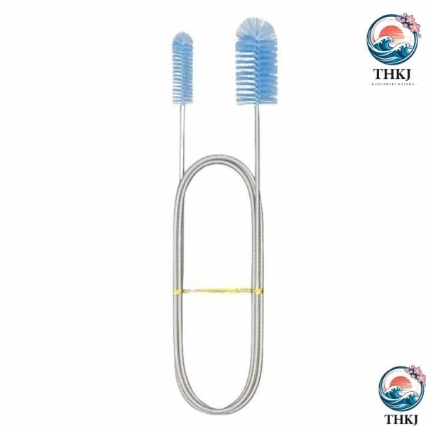 ? 【高品質デザイン】下水管ブラシは高品質のステンレスバネ素材とナイロン毛を使用し、螺旋状のデザインで、耐久性があり、繰り返し使用できます。バネの全長は約155cm、ブラシの大ヘッドの直径は約30mm、小ヘッドの直径は約15mmで、より深く...