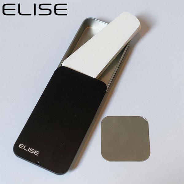 【セット内容】・ELISE エリース サックス クリーニングペーパー 80枚入り　×１・ELISE エリース サックス クリーニングペーパー 専用スライドケース【ブラック】　×１