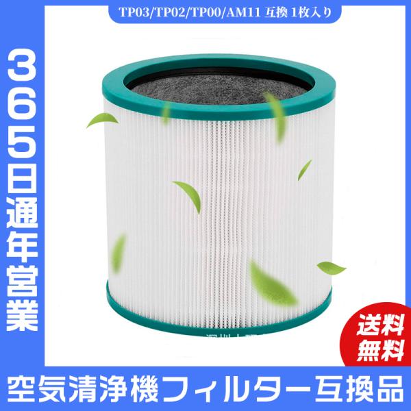 ダイソン Dyson 空気清浄機 TP03、TP02、TP00、AM11適応機種を必ず確認の上、ご注文をお願い致します。Dyson Pure シリーズと互換性のある交換用フィルターです。サイズ:190ｍｍＸ190mm 素人採寸ので誤差（1〜...