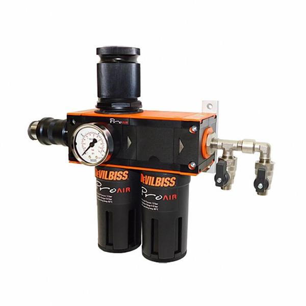 デビルビス クリーンエア ProAIR PROAIR2-K3コンパクトエアーフィルターユニット圧縮エアをクリーンにして、エア環境をベストコンディションに！用途塗装、エアツール、3次元測定器、精密計測機、液晶製造、レーザー加工機、電子機器製造...